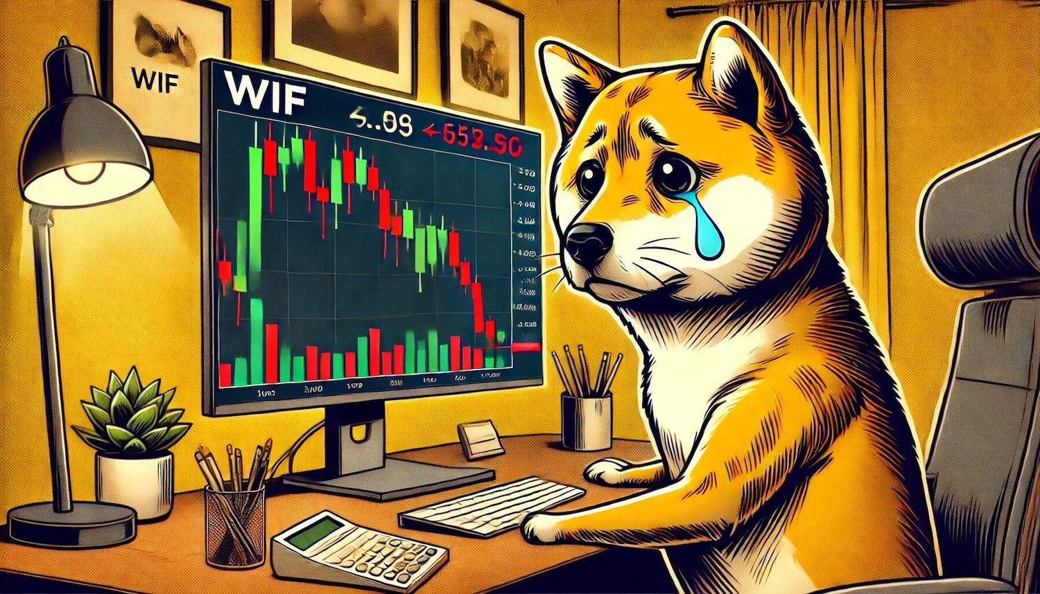 Dogwifhat Token Faces Technical Pressure as Death Cross Looms | Yellow.com